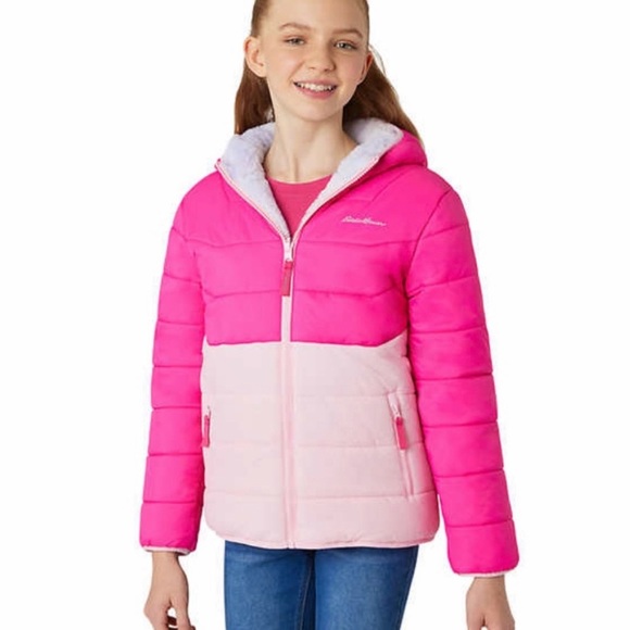 Eddie Bauer | Jackets & Coats | Nwt Eddie Bauer Kids Reversible Hooded ...